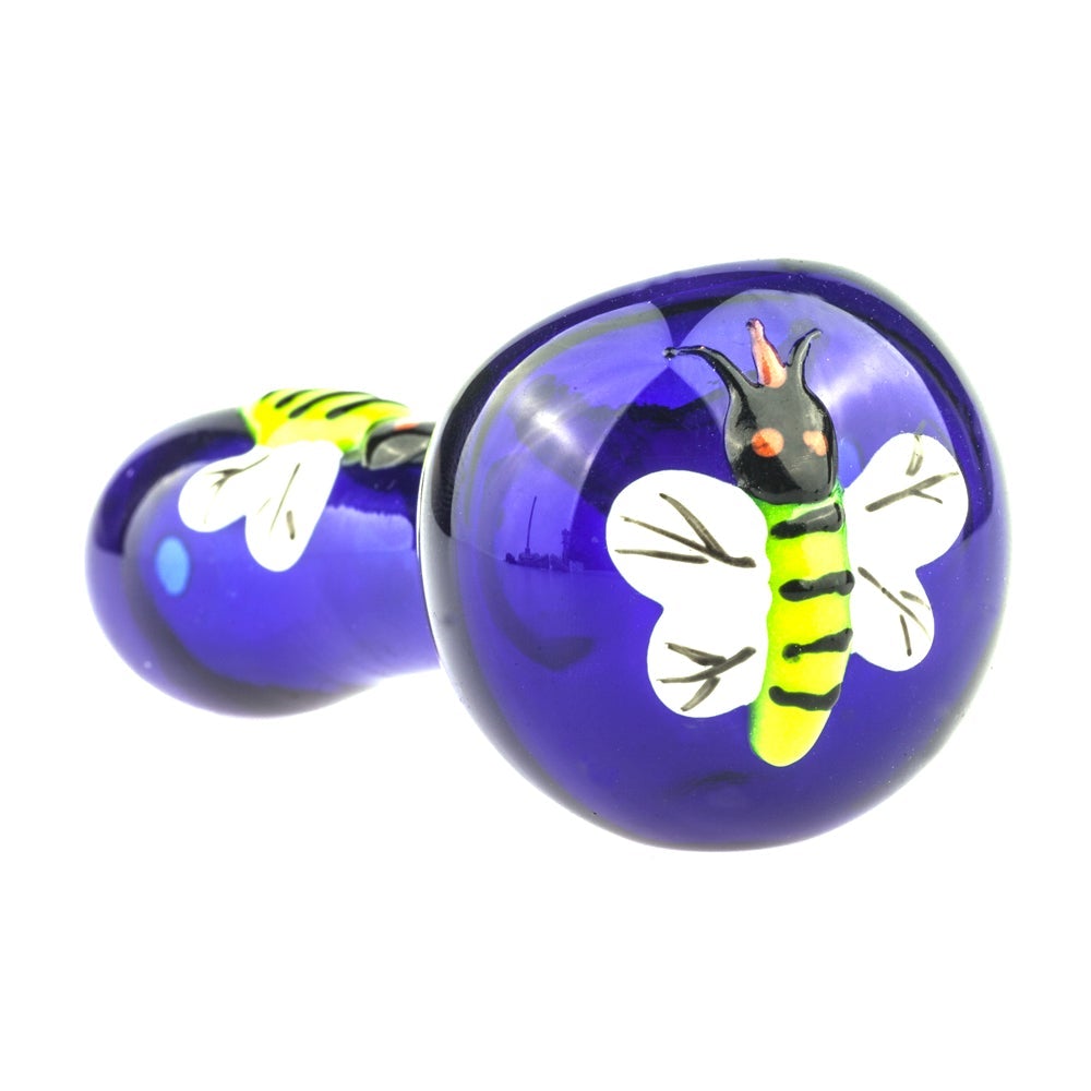 Glow In The Dark Bee Pipe - Puffing Bird Australia