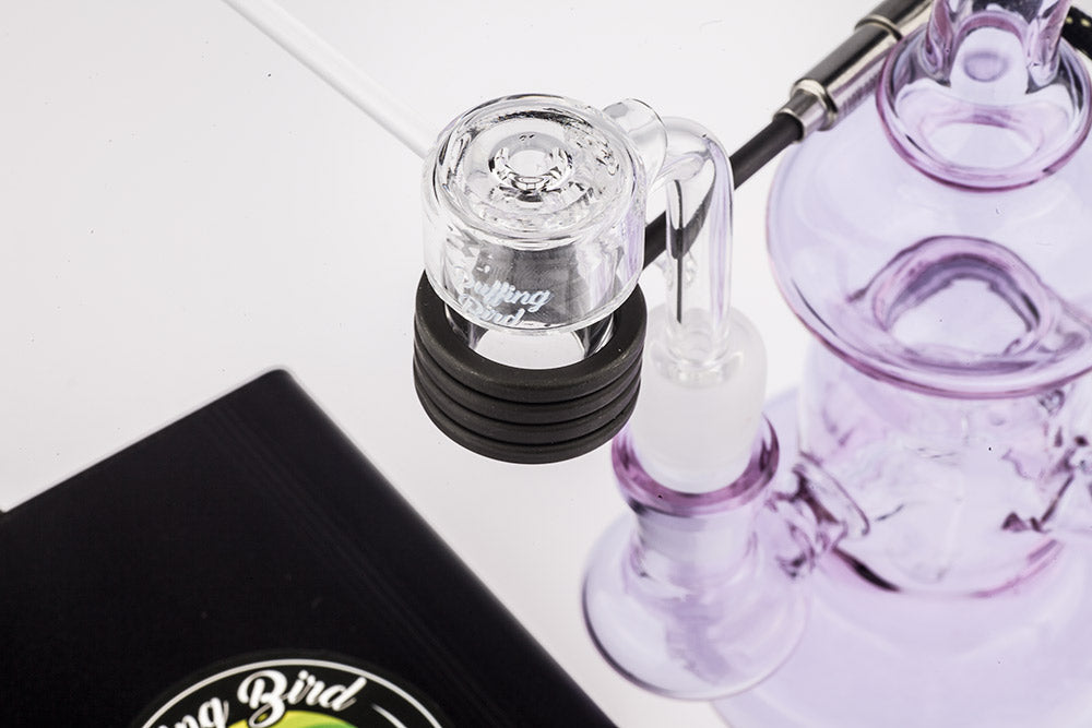 Enail Quartz Kit With Pink Dab Rig Bundle - Puffing Bird Australia